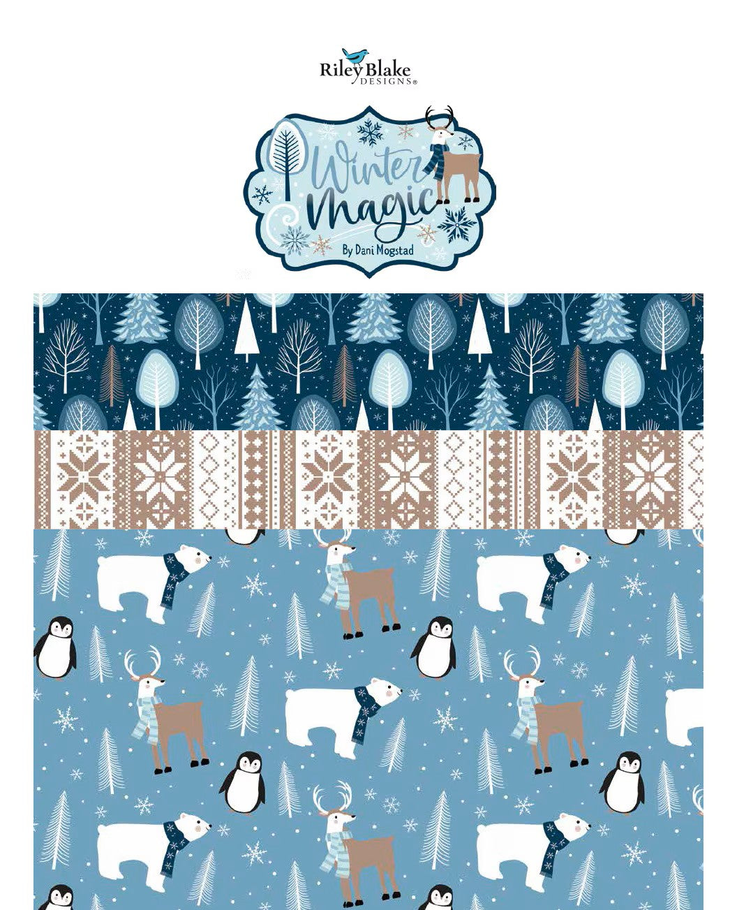Winter Magic Fat Quarter Bundle – Frankie and Freddy Co.